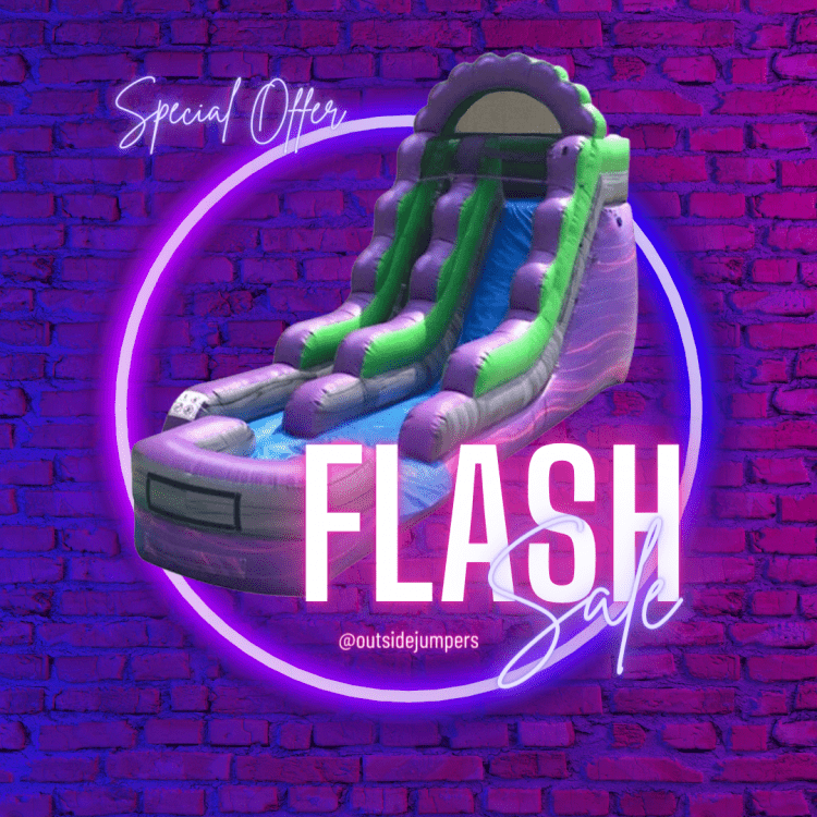 15 ft Purple Rager Slide - Outside Jumpers Hubert NC